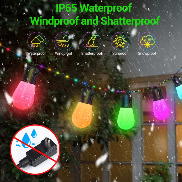 Transform Your Outdoor Space with Deer Dance Outdoor String Lights ...