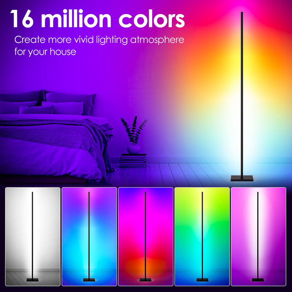 Deerdance RGBW LED Folded Floor Lamp