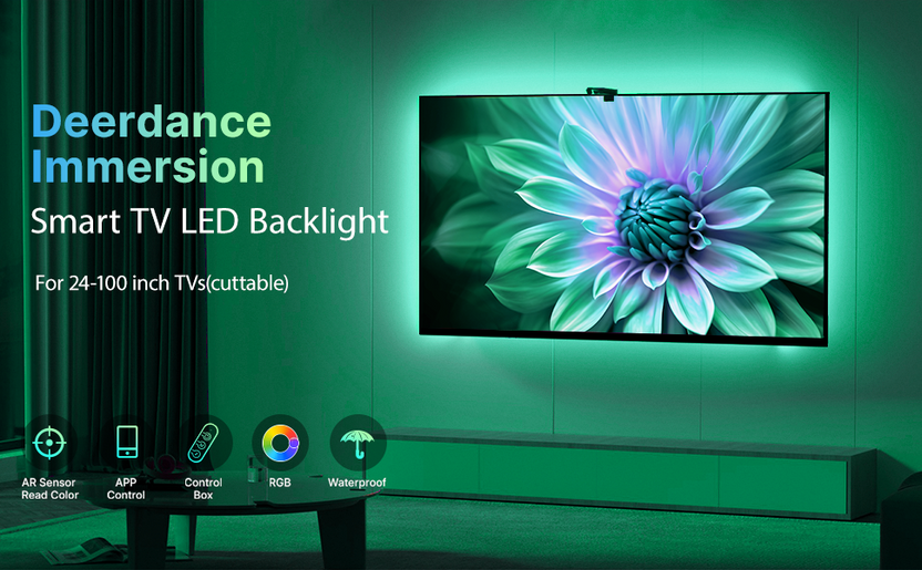 Enhance Your TV with Backlighting - Deerdance Vision AR TV Backlight