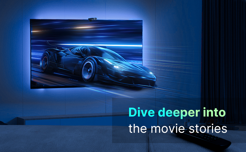 Enhance Your TV with Backlighting - Deerdance Vision AR TV Backlight