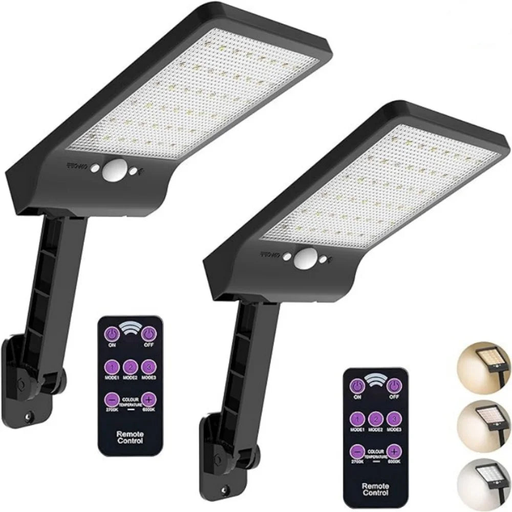 Deerdance 48LED Solar Motion Sensor Light - 2 Pack